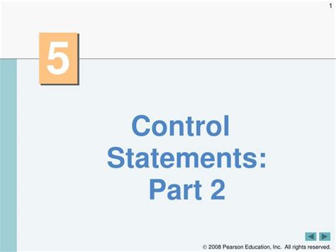 Ppt Control Statements Part 2 Powerpoint Presentation Free Download