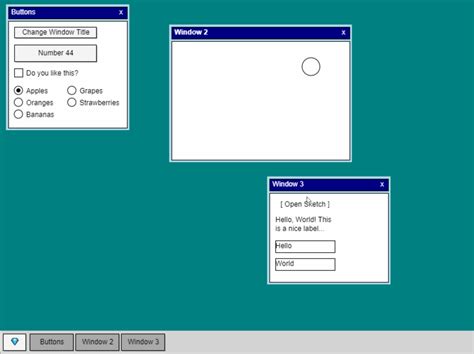 canvas based gui library for p5 js gallery processing community forum