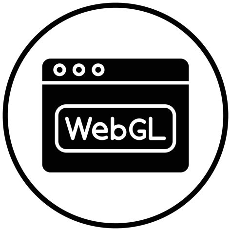 Webgl Icon Style 9945102 Vector Art At Vecteezy