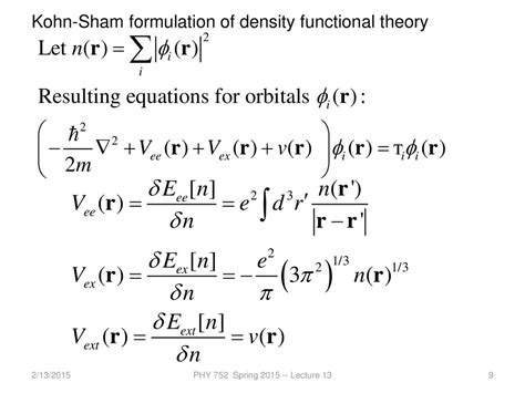 Phy 752 Solid State Physics 11 1150 Am Mwf Olin Ppt Download