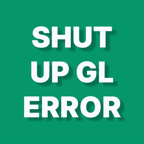 Shut Up Gl Error Minecraft Mods Curseforge