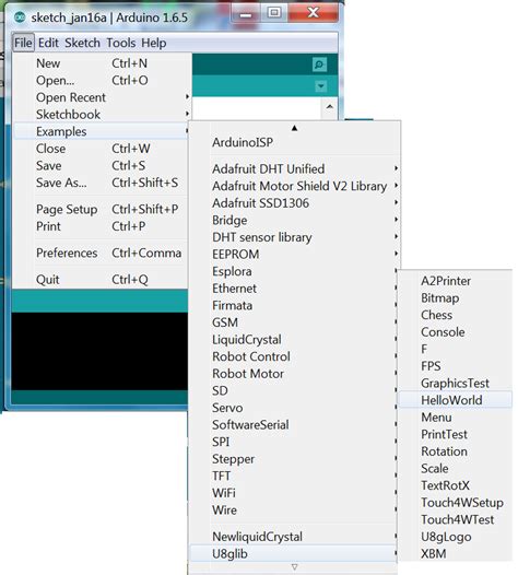 Alictronix Hello World 096 Inch 128x64 I2c Oled On Arduino Uno