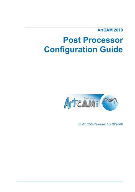 PDF ArtCam Post Processor Configuration Guide DOKUMEN TIPS