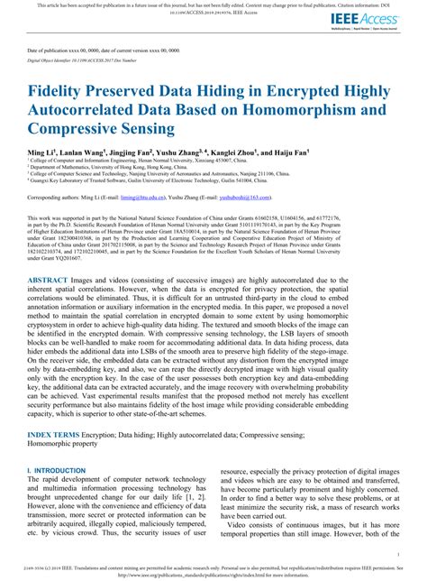 pdf fidelity preserved data hiding in encrypted highly autocorrelated data based on