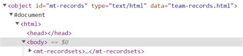 Javascript How To Get Contents Of Html `object` Stack Overflow