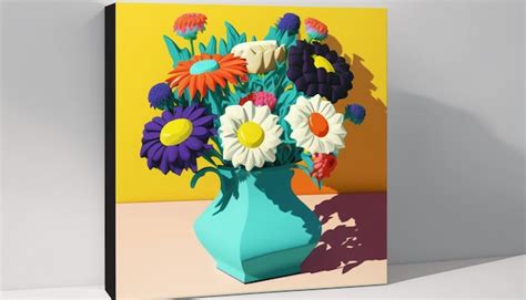 Premium Ai Image Flower Rendering Generative Ai