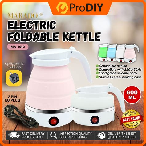 Ma 1613 กาต้มน้ําไฟฟ้า พับได้ Cerek Elektrik Cerek Air กาต้มน้ําไฟฟ้า