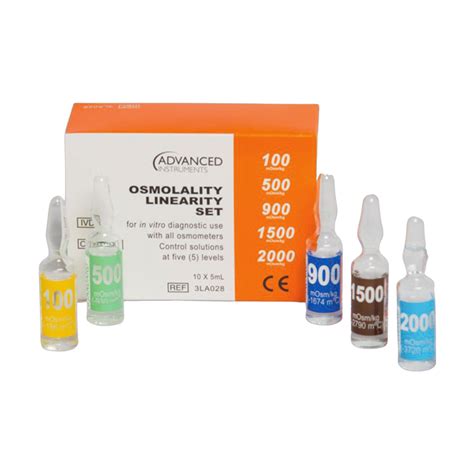 Medical Onex Osmolality Linearity Set Advanced Instruments Inc