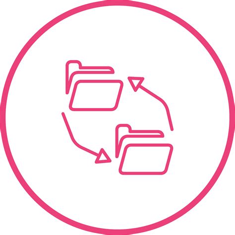 Data Exchange Vector Icon Vector Art At Vecteezy