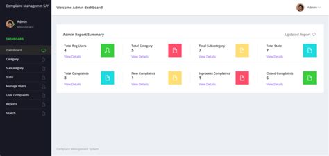 Complaint Management System Project In Python Django Phpgurukul