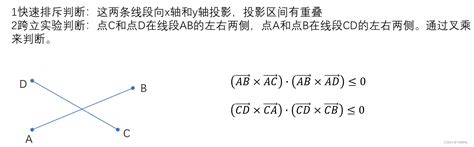 判断两线段相交算法 Csdn博客