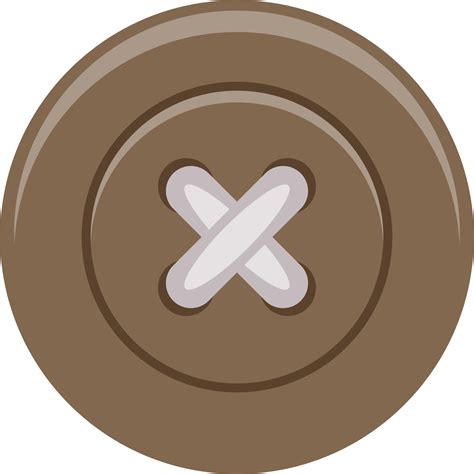 Clothes Button Clipart Icons