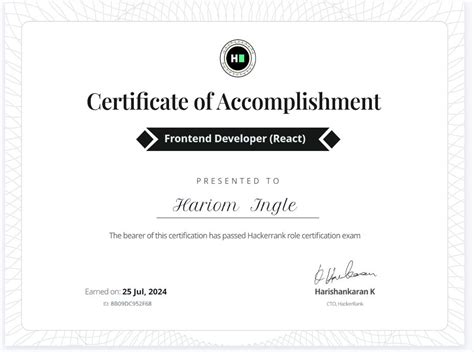 Hariom Ingle On Linkedin Frontenddevelopment Reactjs Webdevelopment Continuouslearning