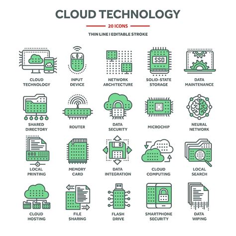 premium vector cloud computing and internet technology database