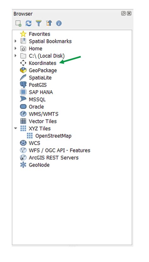 Including Koordinates Datasets To QGIS Projects Koordinates Help Support
