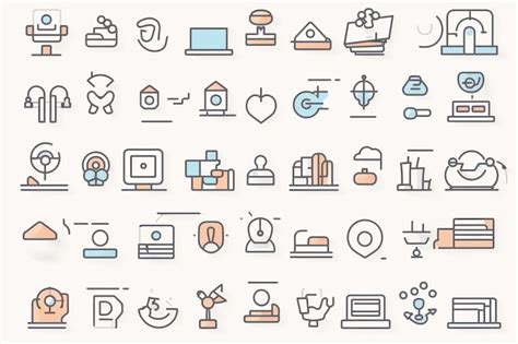 Premium Photo Elearning Online Education Elements Minimal Thin Line Web Icon Set Outline Icons