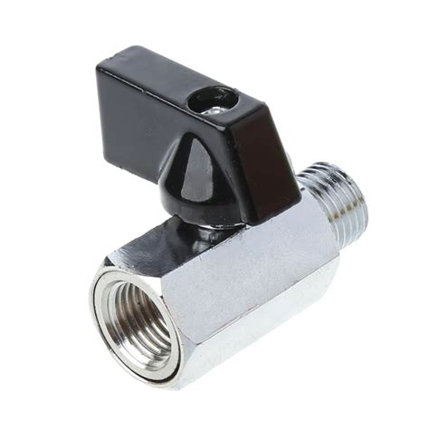 Brass Mini Ball Valve 1 4 Inch Bsp Male To Female Air Compressor