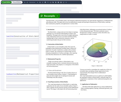 Benefits Of Using Latex Editing Software Overleaf Overleaf Editor