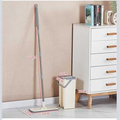 Mop Lantai Serbaguna Pengemop Lantai Mop Lantai Rata Flat Mop Squeeze