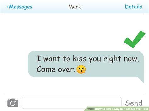 How To Ask A Guy To Hook Up Over Text With Pictures WikiHow