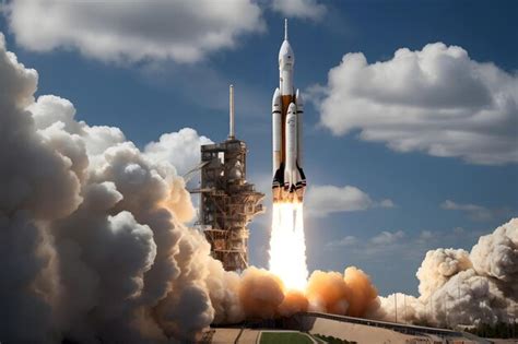 Premium Photo Rocket Photo Spaceship Background Rocket Launch