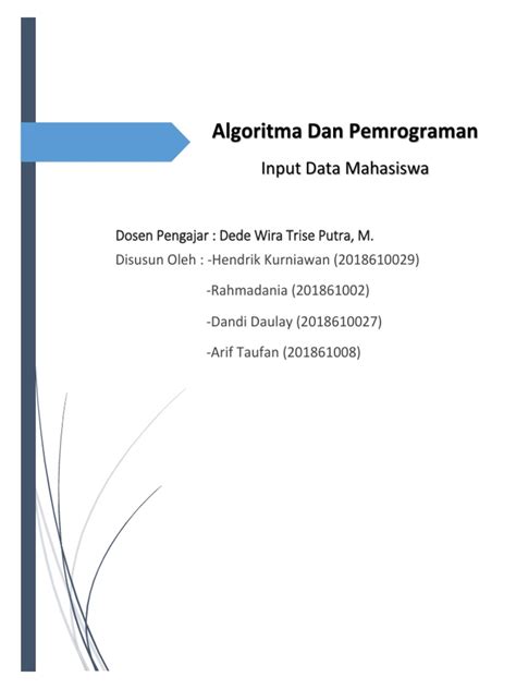 Flowchart Input Data Mahasiswa Baru Pdf