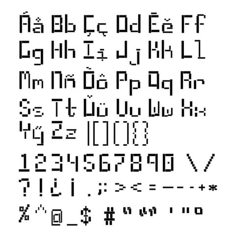 Bitmap Typeface Prototype Thinking With Type › Andrindie