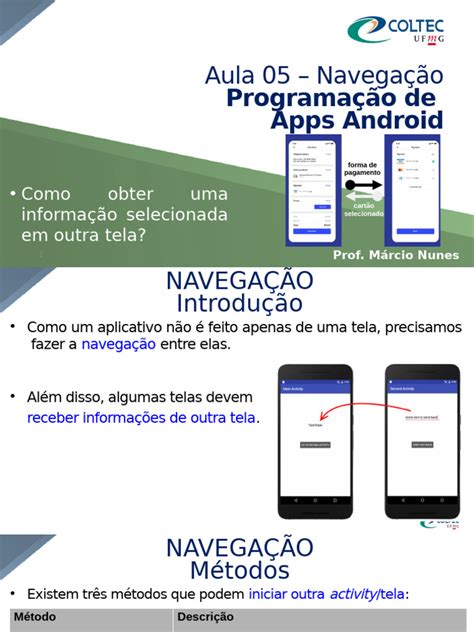 Aula5 Navegacao Pdf Classe Programação De Computadores Java Linguagem De Programação