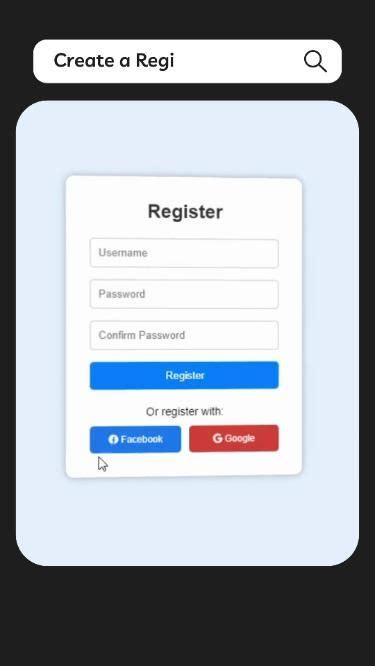 Create A Professional User Register Page With Modern 3D Animation Using