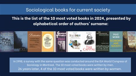 Selection Without Sexist Bias Of The Best Sociological Books