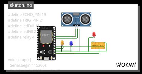 Water Level Torn Versi 1 Wokwi ESP32 STM32 Arduino Simulator