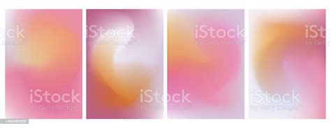 먼지 투성이의 장미 핑크 보라색 파란색 베이지색 그라데이션 메쉬 벡터 그림이 있는 다채로운 추상적인 배경 동적 색상 흐름 포스터