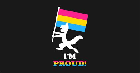 Im Proud Furry Pansexual Flag Pride Sticker Teepublic