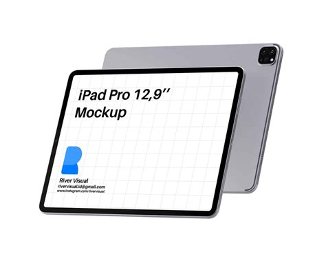 Isometric Tablet Mockup Psd