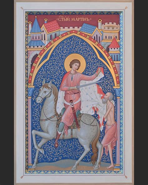 Михаил Агафонов On Instagram “Святой Мартин Милостивый Турский 55×36 Доска левкас темпера