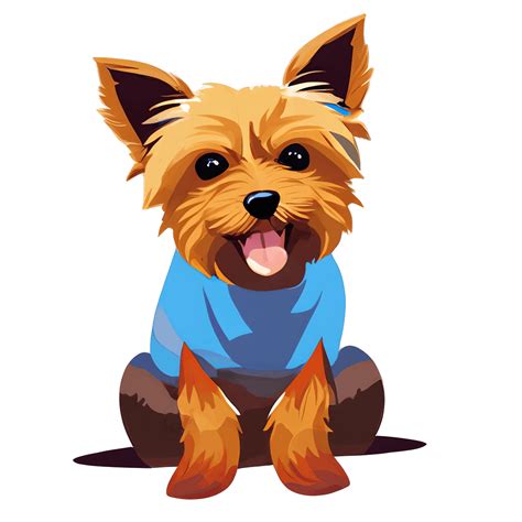 Cute Yorkshire Colored Pencil Sketch · Creative Fabrica