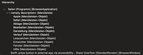 Swift Press Button In External App Via Accessibility Stack Overflow