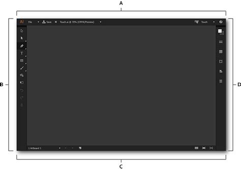 Touch Workspace Illustrator