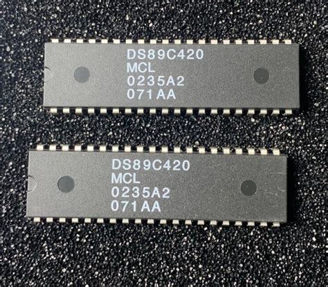 DS89C420 MNL 8 Bit Ultra High Speed MCU PDIP40 Set Of 2 EBay