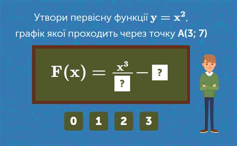 Математика для 11 класу задачі та завдання онлайн Learning Ua Складаємо первісну