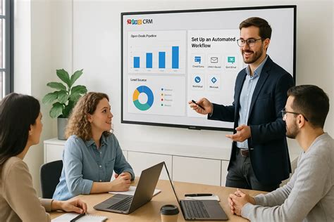 how to build a custom workflow in zoho crm with examples