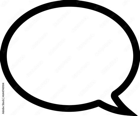 말풍선 벡터 일러스트 디자인 Stock Vector Adobe Stock