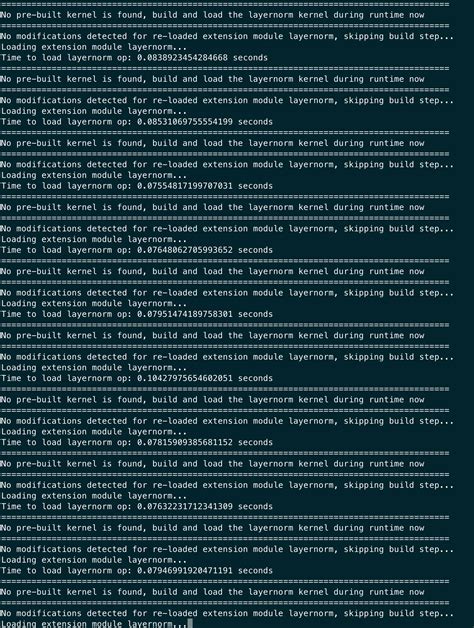 Bug Kernel Build Is Spamming The Log · Issue 2548 · Hpcaitech