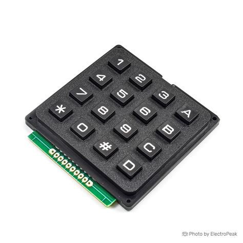 Rigid 4x4 Keypad Decoder Voltage Drop General Electronics Arduino