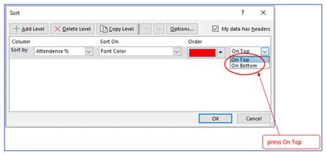 How To Sort Data By Color In Excel