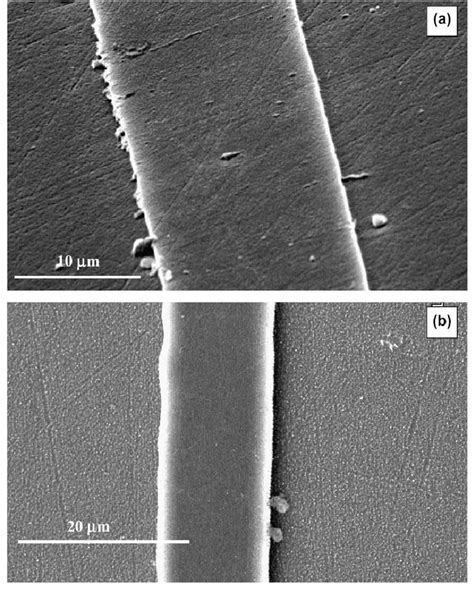 Sem Pictures Of Rib Waveguides Made Of A Layer Of Te 2 As 3 Se 5