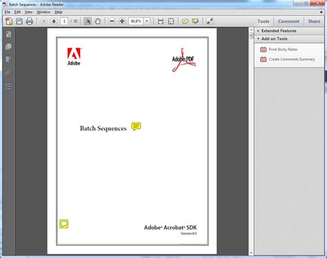 Custom Made Scripts For Adobe® Products Acrobat Reader Print Sticky Notes