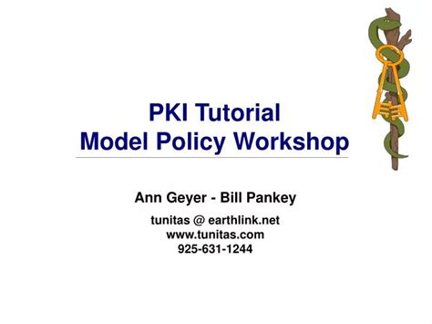 PPT PKI Tutorial Model Policy Workshop PowerPoint Presentation Free Download ID 4748923