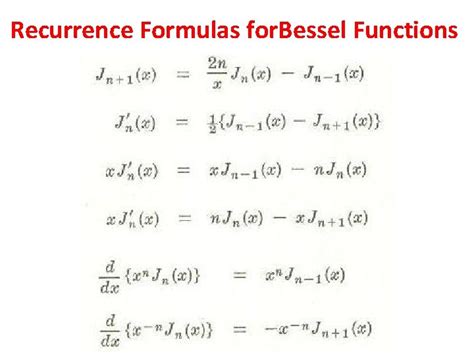 Bessels Equation And Bessel Functions The Differential Equation