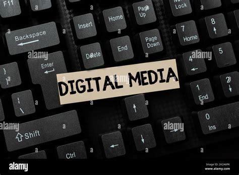 Sign Displaying Digital Media Business Approach Accessing Any